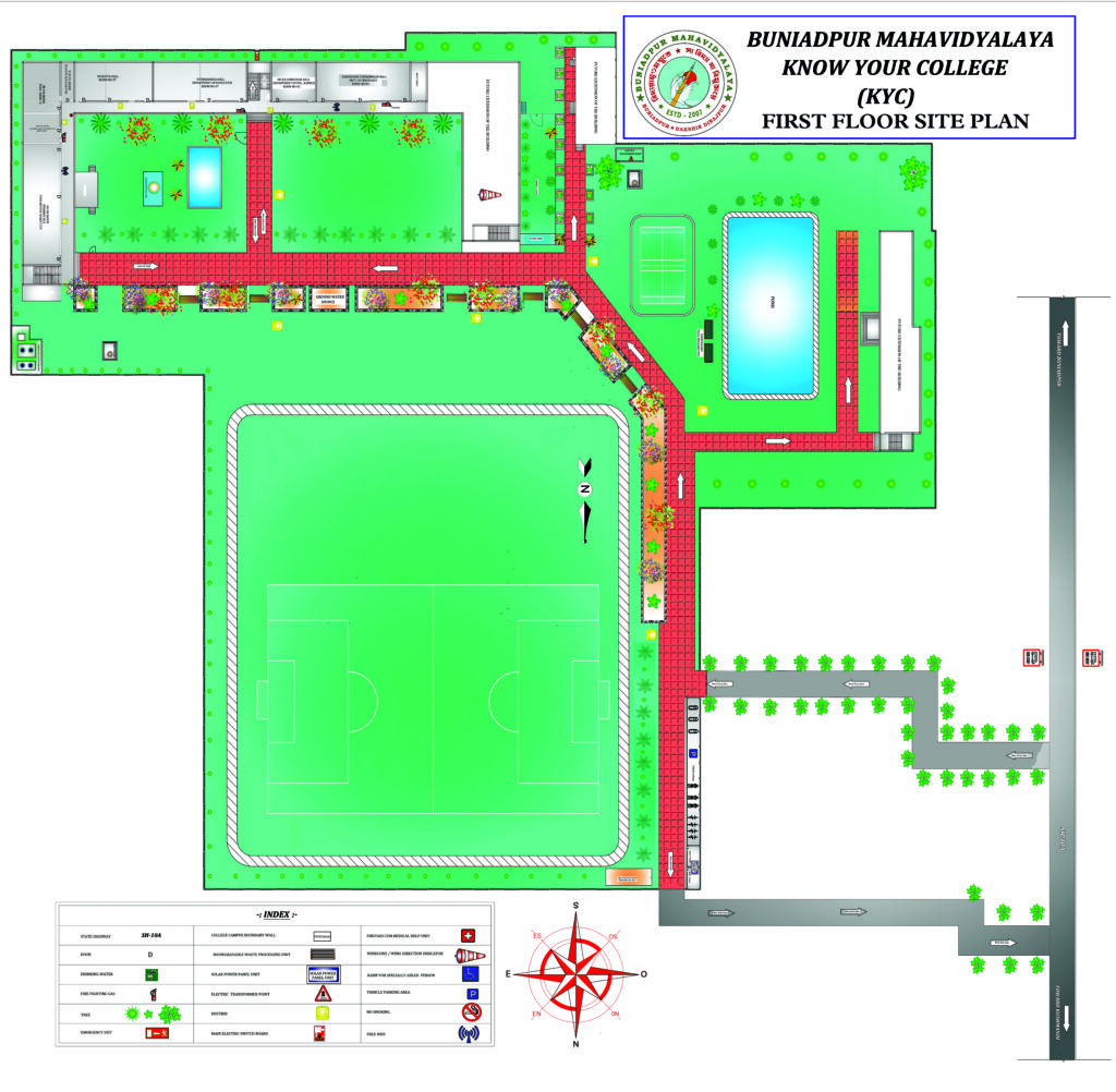Campus Map & Layout – Buniadpur Mahavidyalaya